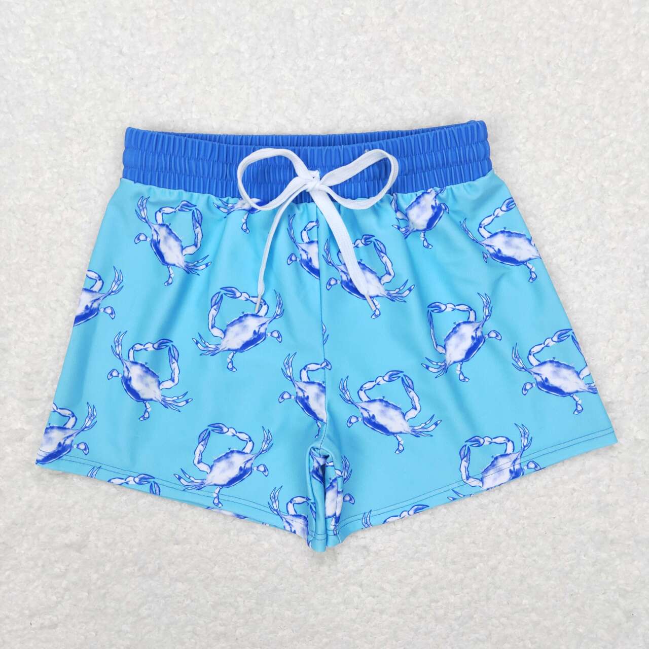 S0169 Crab light blue swimming trunks – sunshine kids clothes